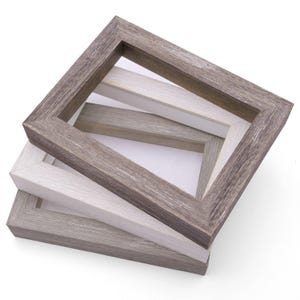Gray Barn Wood Picture Frame, Rustic Distressed Frame, Handmade Custom ...