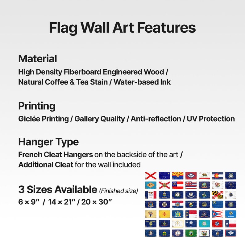 Wyoming State Flag Wall Art, Wyoming Flag, State Flag, Wood Printing ...