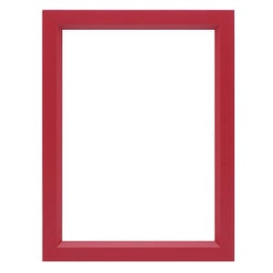 Red Color Wood Picture Frame, Thin Frame, Modern Simple Frame, Handmade ...