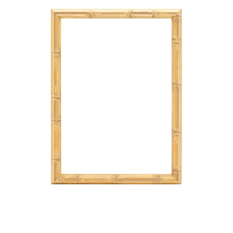 Bamboo Picture Frame, Tropical Thin Bamboo Frame, Handmade Custom Frame ...