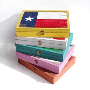 Washington State Flag Picture Frame Keepsake Box, Wood Printing State ...