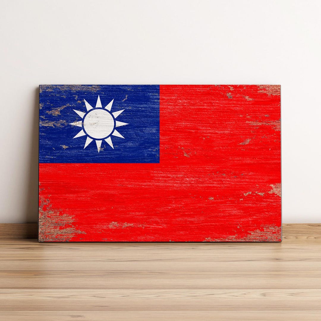 Taiwan Wall Art, Wood Printing Flag, Wood Wall Art, Wall Hangings ...