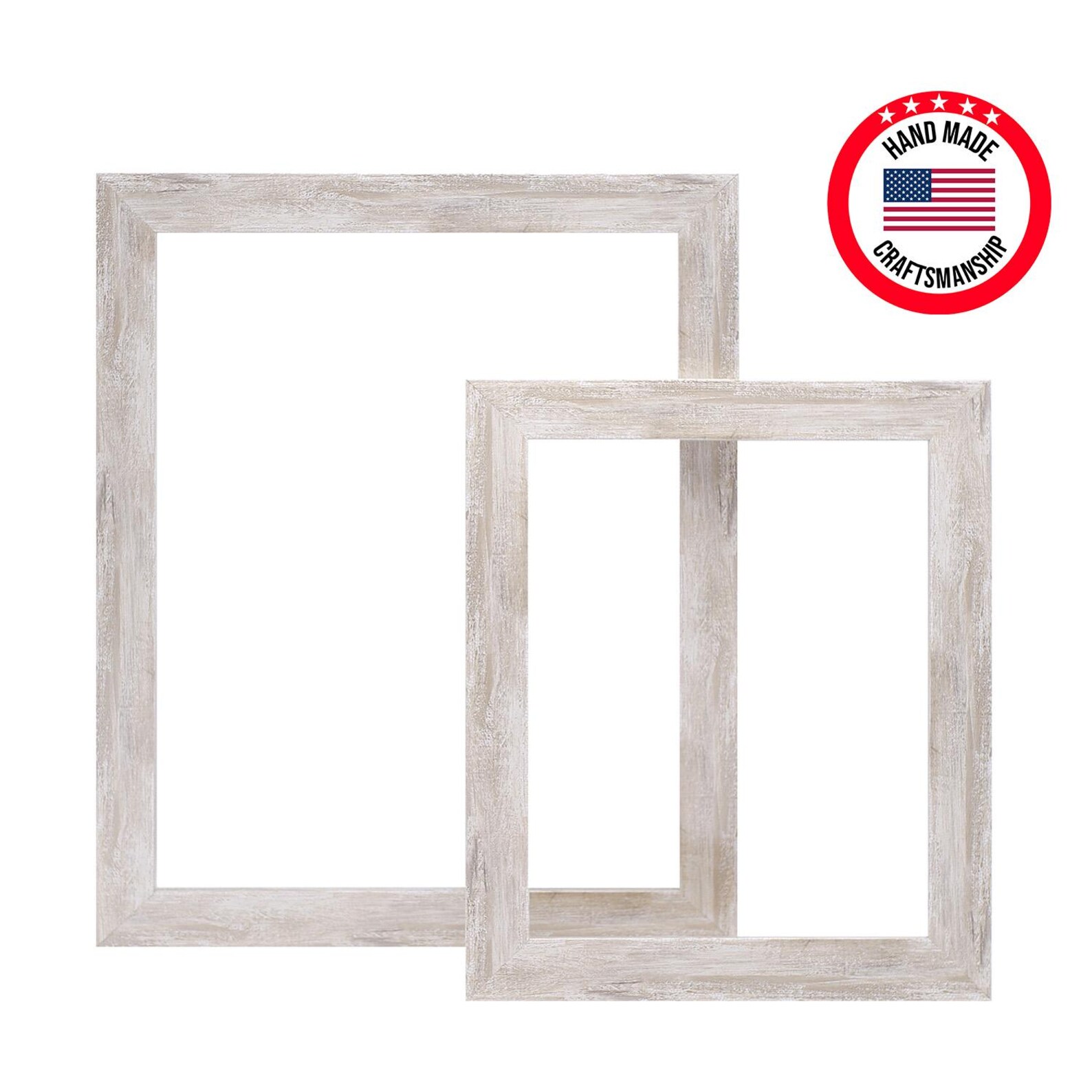 Red Glossy Lacquer Wood Picture Frame, Distressed Vintage Look Frame ...