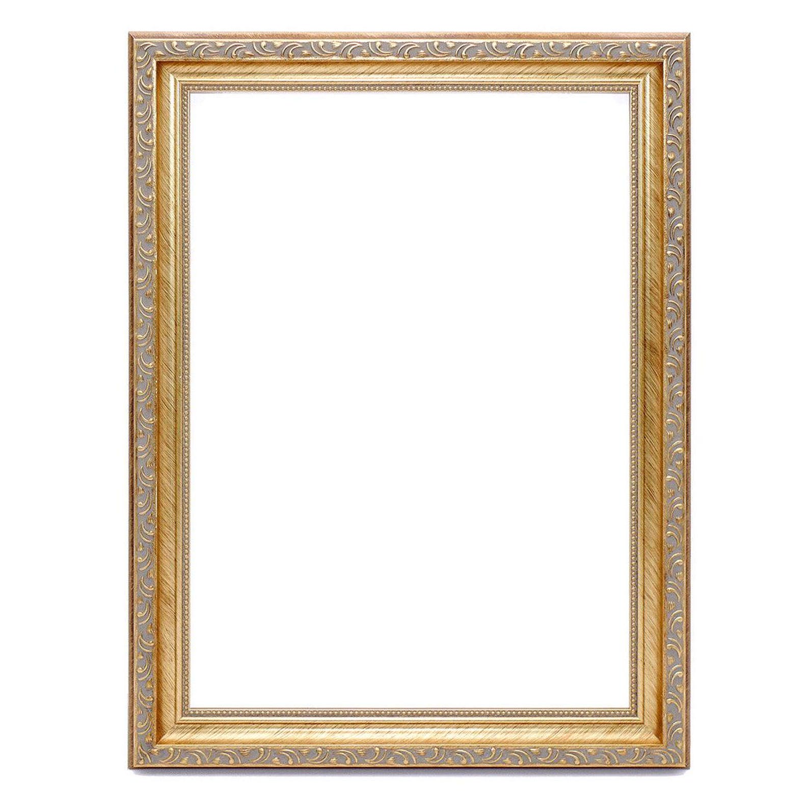 Gold Ornate Wood Picture Frame, Handmade Custom Frame, Classic Frame, Wall Decorations Wall ...