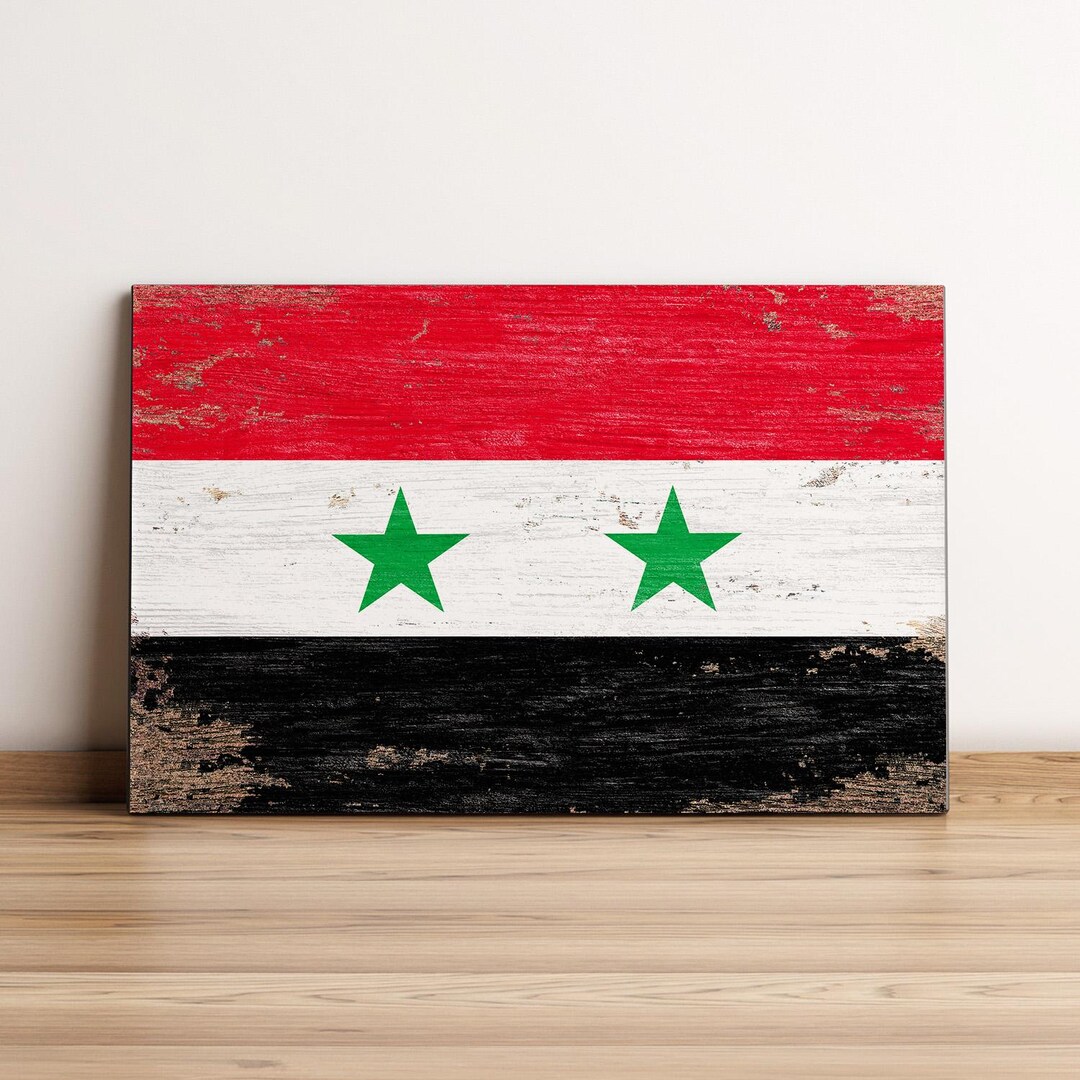 Syria Wall Art, Wood Printing Flag, Wood Wall Art, Wall Hangings ...