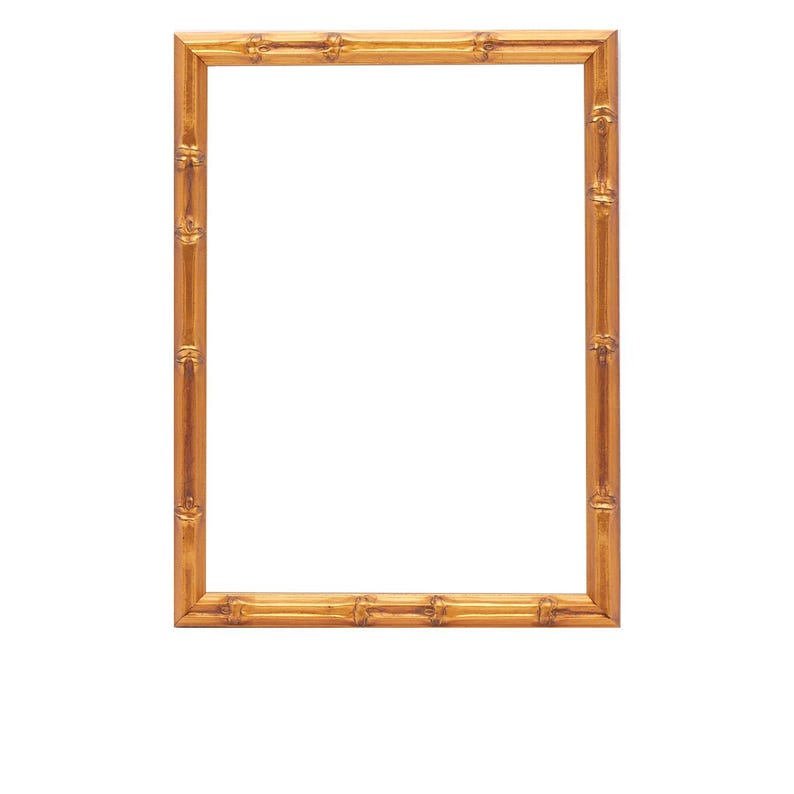 Bamboo Picture Frame, Tropical Thin Bamboo Frame, Handmade Custom Frame ...