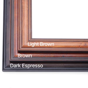 Light Brown Veneer Wood Picture Frame, Modern Frame, Handmade Custom ...