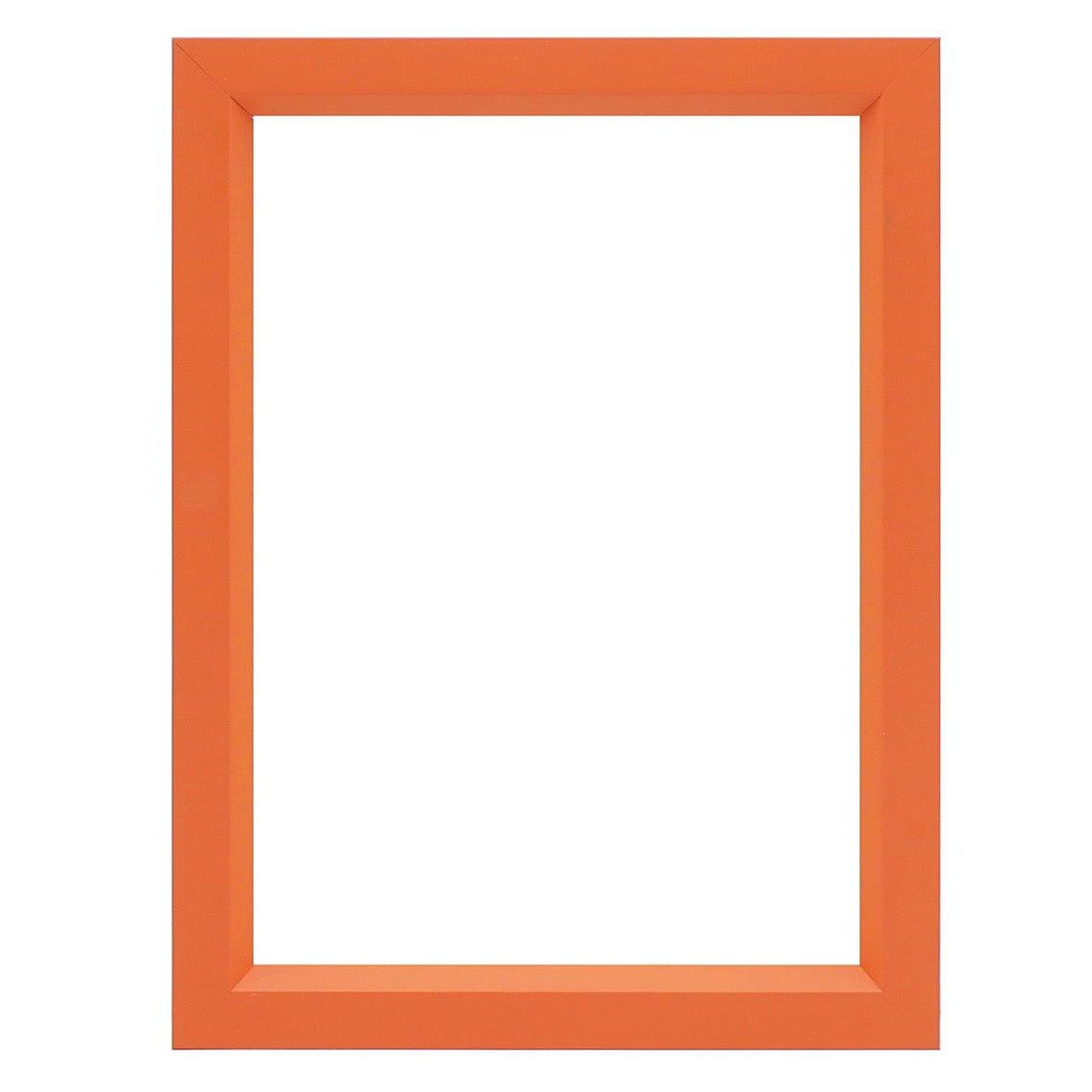 Orange Color Wood Picture Frame, Thin Frame, Modern Simple Frame ...