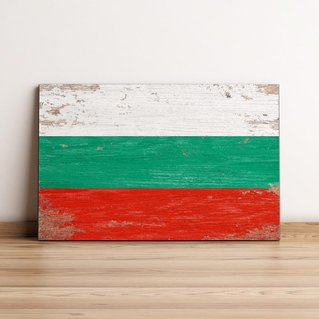 Bulgaria Flag Wall Art, Wood Printing Flag, Wood Wall Art, Wall ...