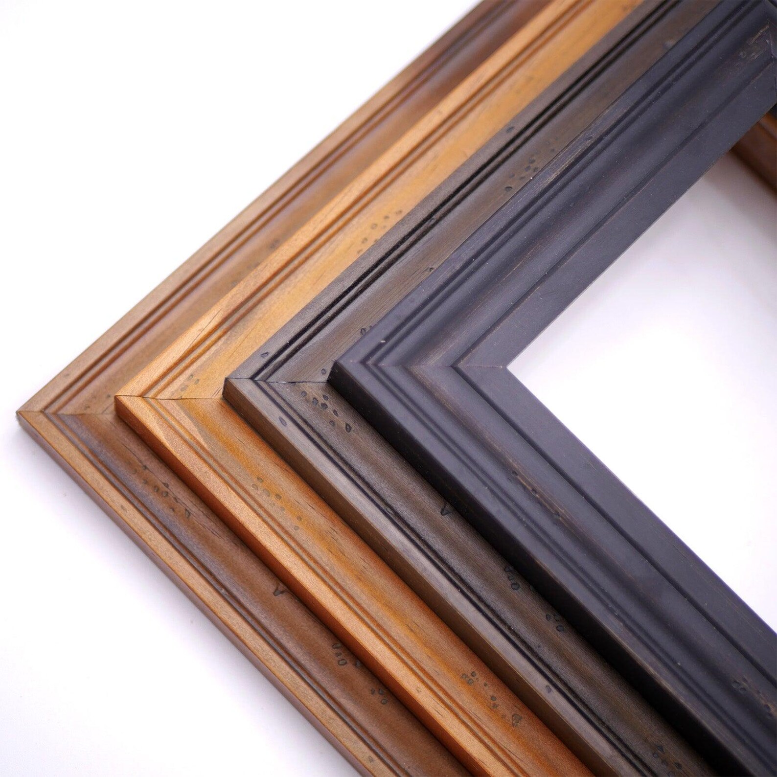 Brown Wood Picture Frame, Modern Frame, Handmade Custom Frame, Wall ...