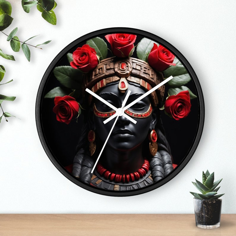 Aztec Princess Wall Clock - Etsy