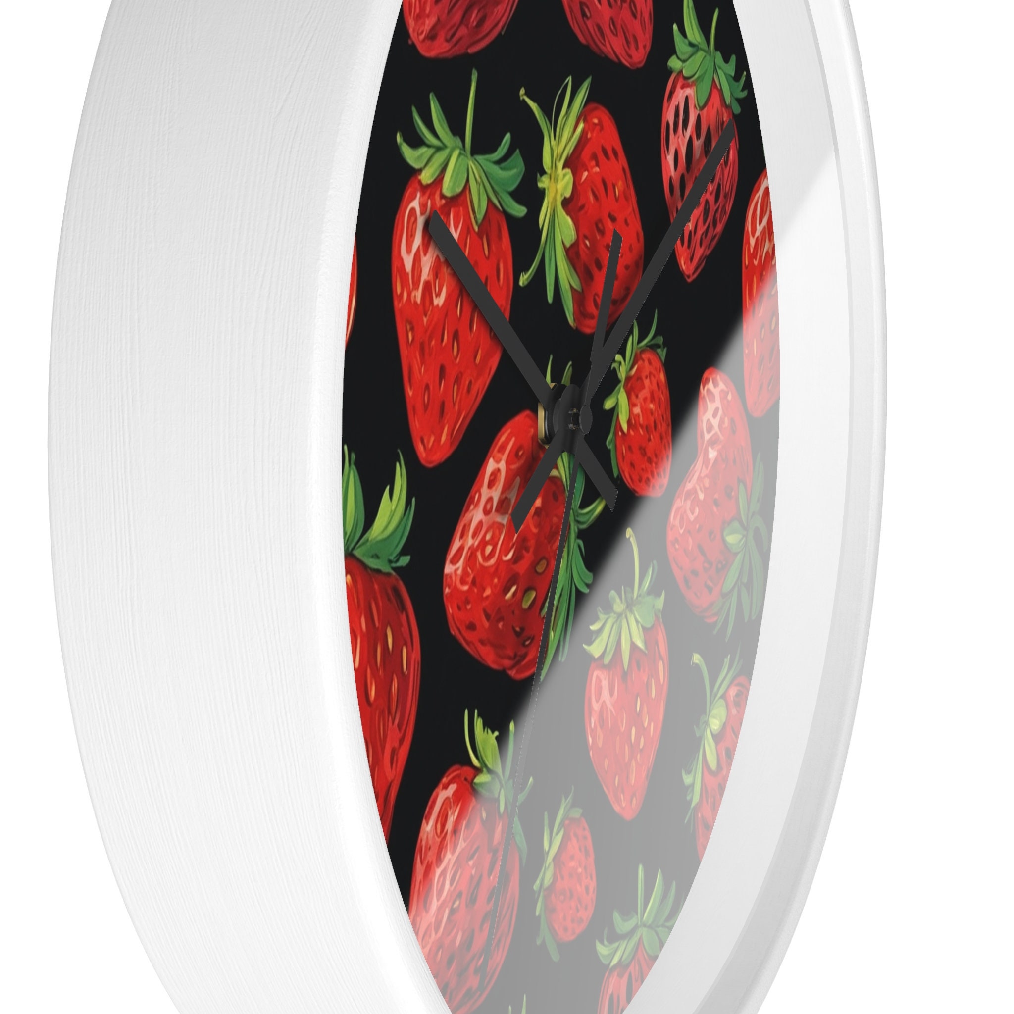 Strawberry Wall Clock - Etsy