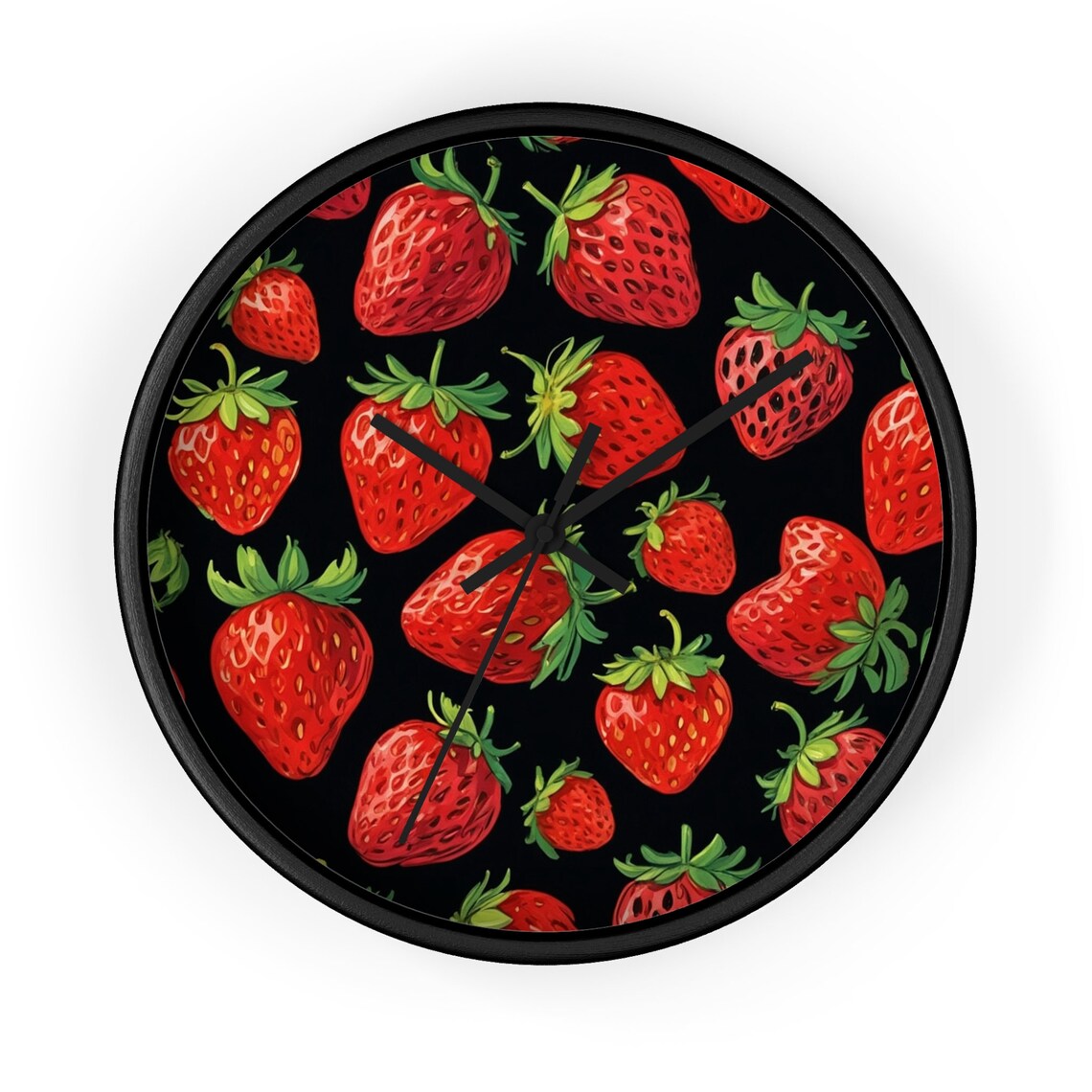 Strawberry Wall Clock - Etsy