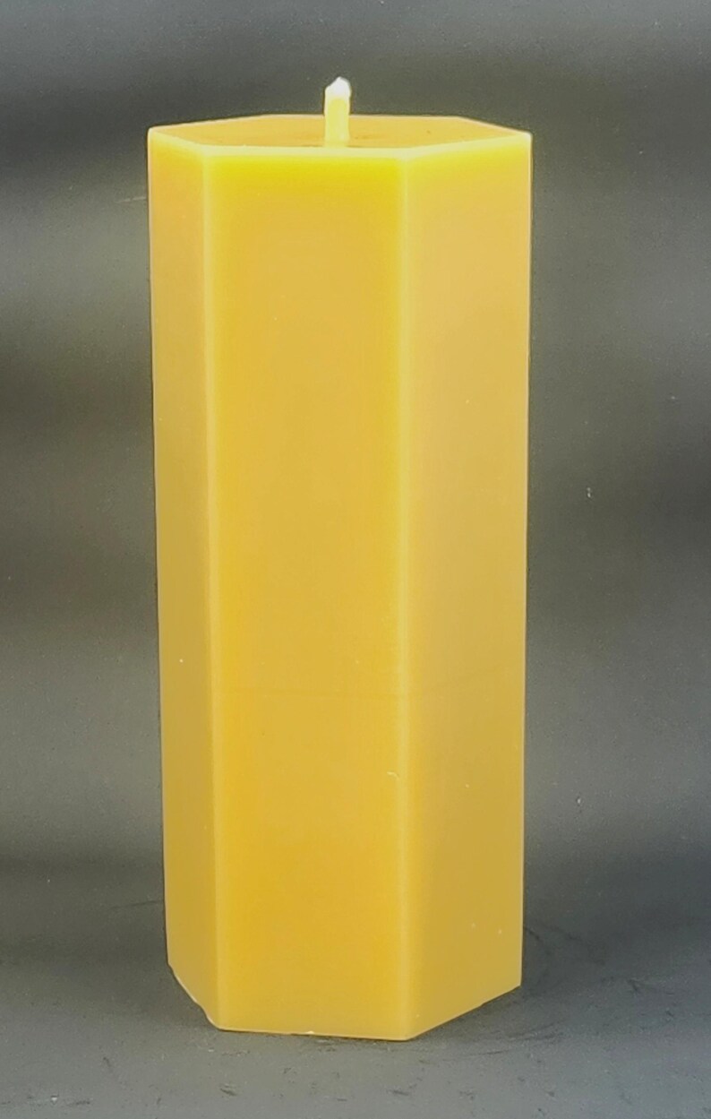 Hexagon Pillar Candles - Etsy