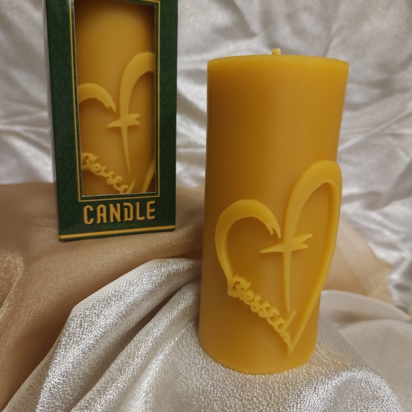 Beeswax Candles - Etsy