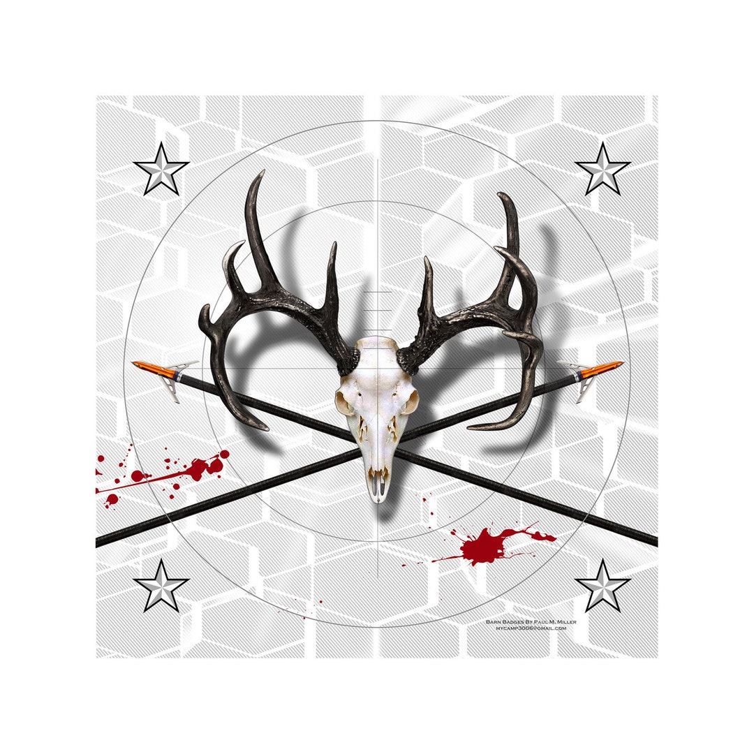 Whitetail Buck Metal Sign, Printed on Strong Aluminum Faced and Plastic ...
