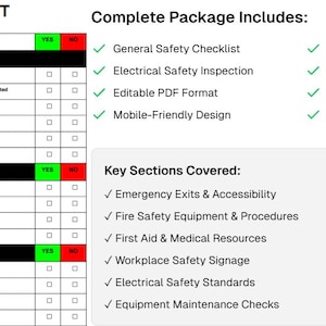 Workplace Safety Audit Checklist: | OSHA Compliance | Safety Inspection ...