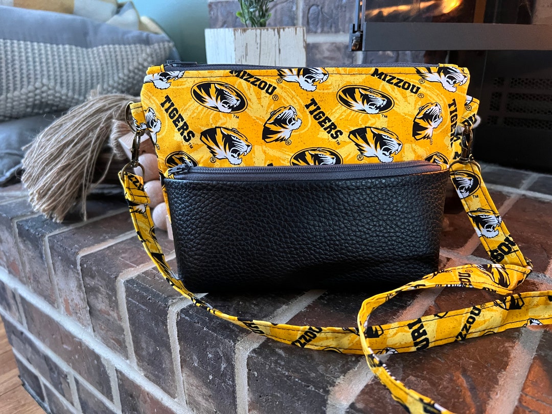 Mizzou Double Zip Crossbody - Etsy