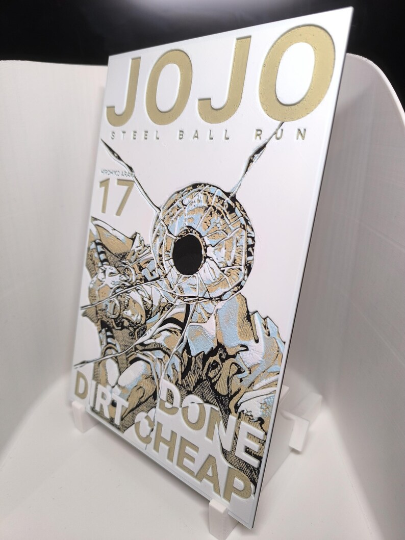Jojo Steel Ball Run Volume 17 – “done Dirt Cheap” – 3D Printing Manga ...