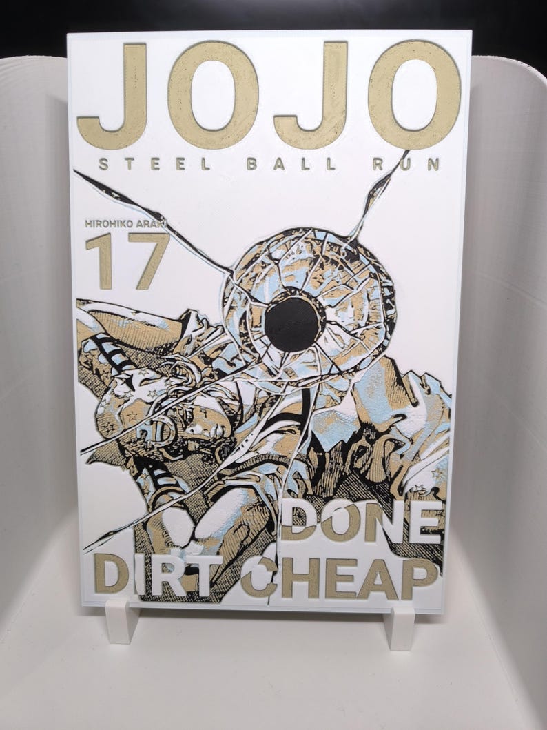 Jojo Steel Ball Run Volume 17 – “done Dirt Cheap” – 3D Printing Manga ...