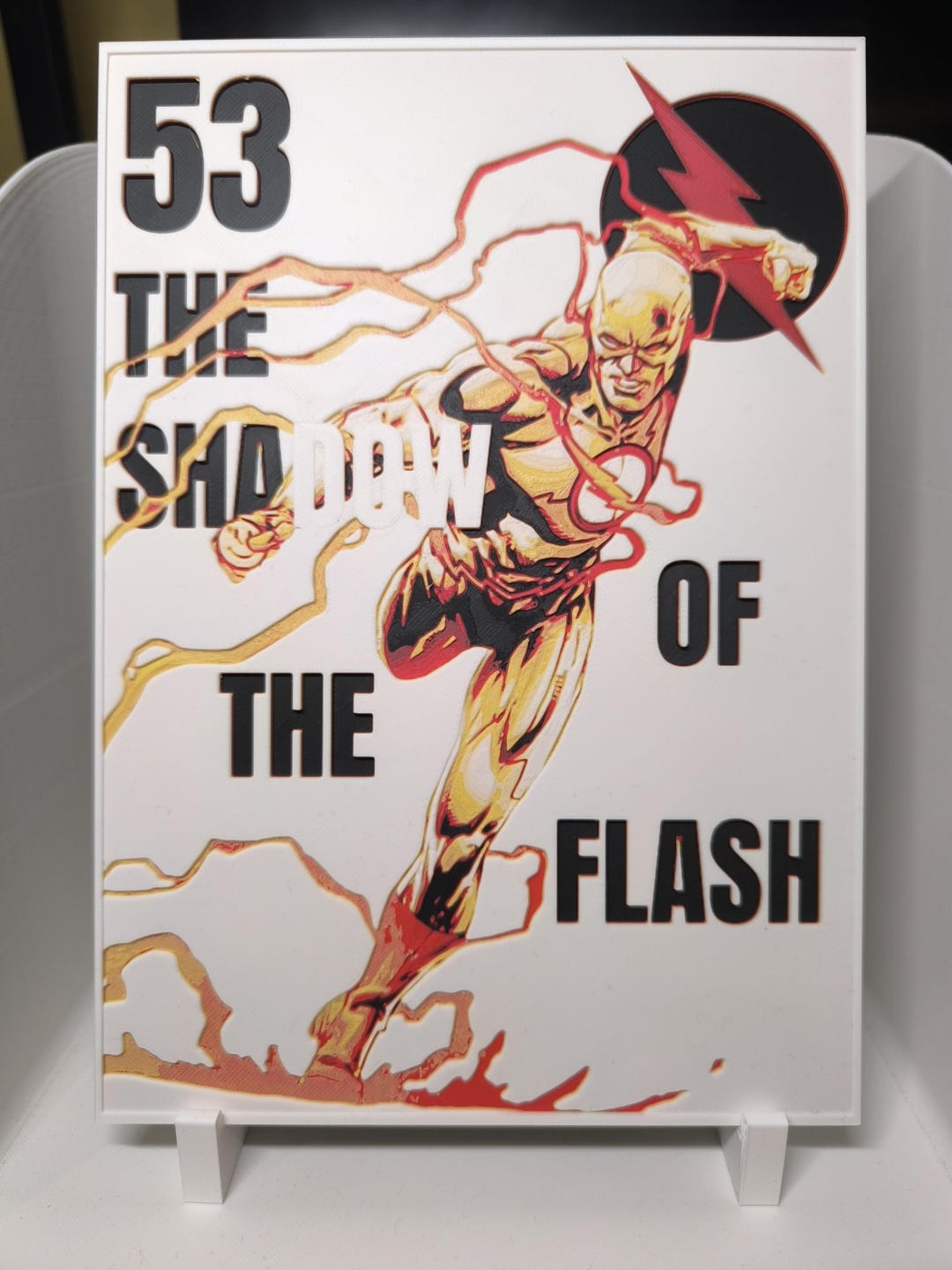 Reverse Flash 3D Wall Art Decor | DC Comics Comic Book Shadow of the ...