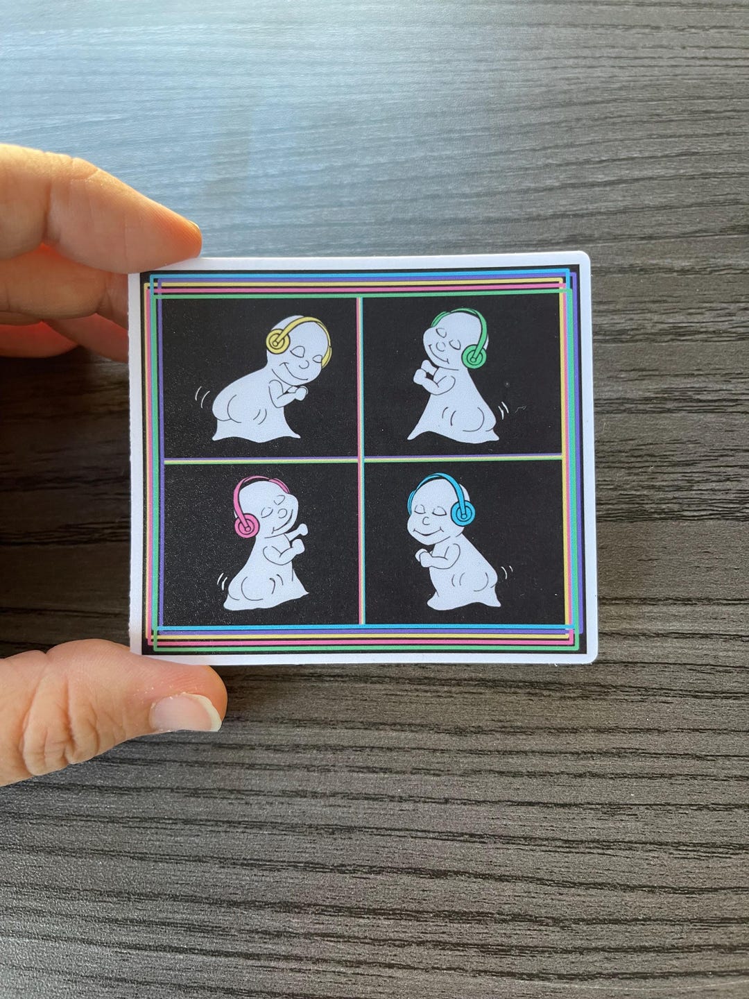 Dancing Ghosts Sticker, Spooky Sticker, Cute Sticker, Halloween Sticker ...