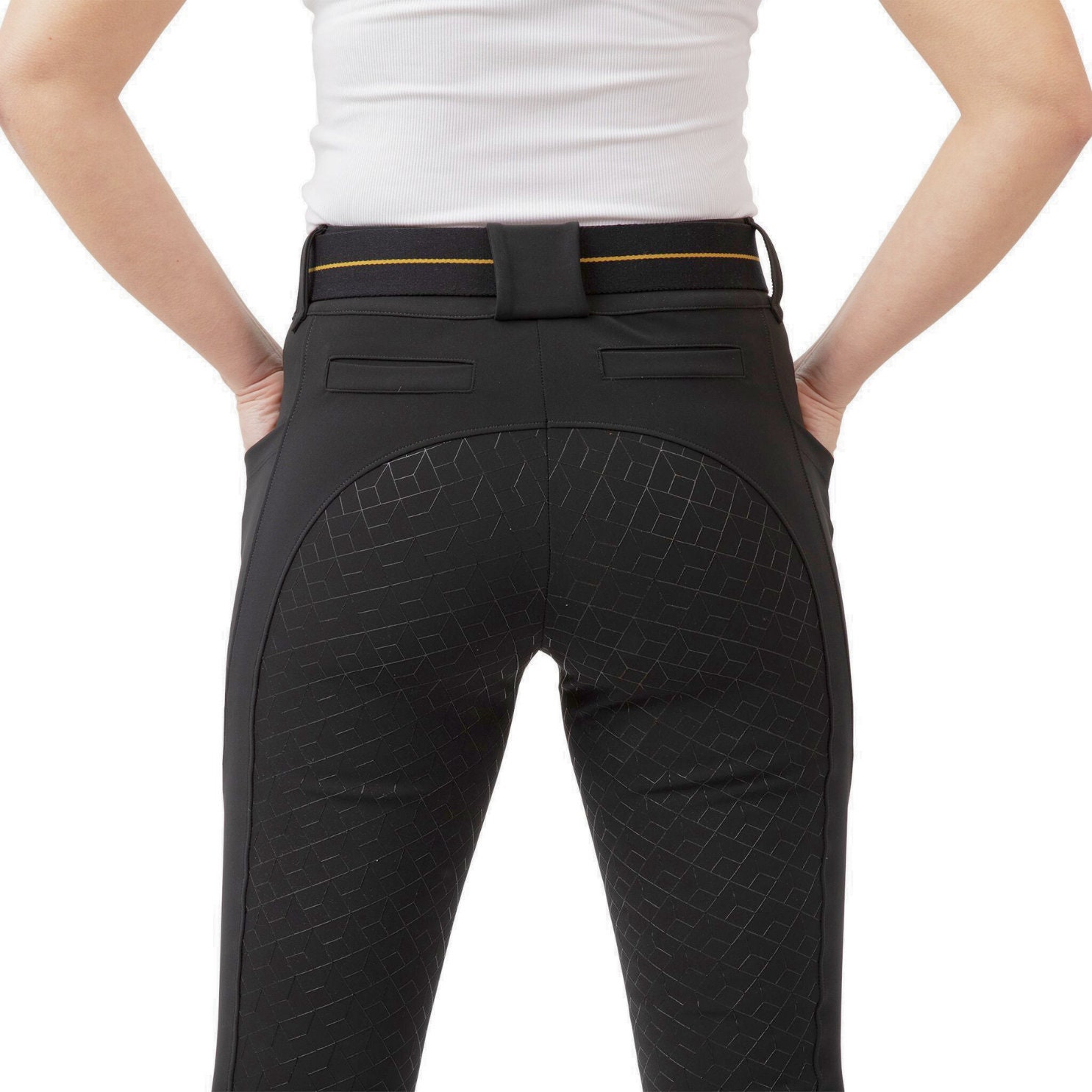 Premium Equestrian Breeches With 2 Side Pockets & Mesh Fabric @ Ankle ...