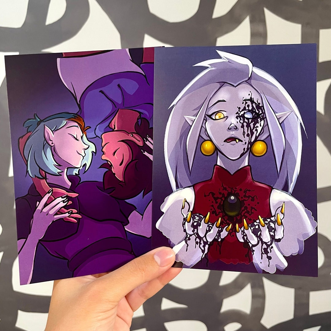 The Owl House Small Prints -eda, Luz, Amity, (lumity)- 5x7 Inch - Etsy