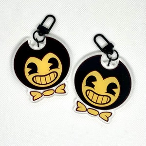 Bendy and the Ink Machine Acrylic Charm Keychain: 2.5" BATIM - Etsy