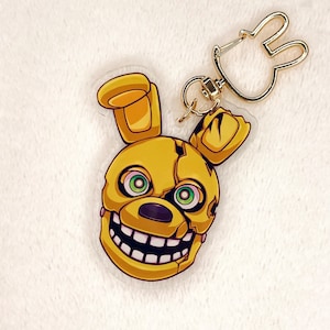 Springtrap, Spring Bonnie, Yellow Rabbit 2.5" Double-sided Acrylic ...