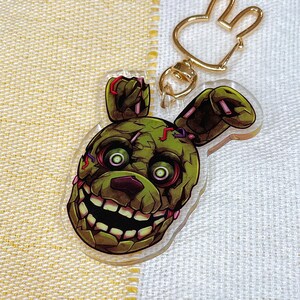 Springtrap, Spring Bonnie, Yellow Rabbit 2.5" Double-sided Acrylic ...