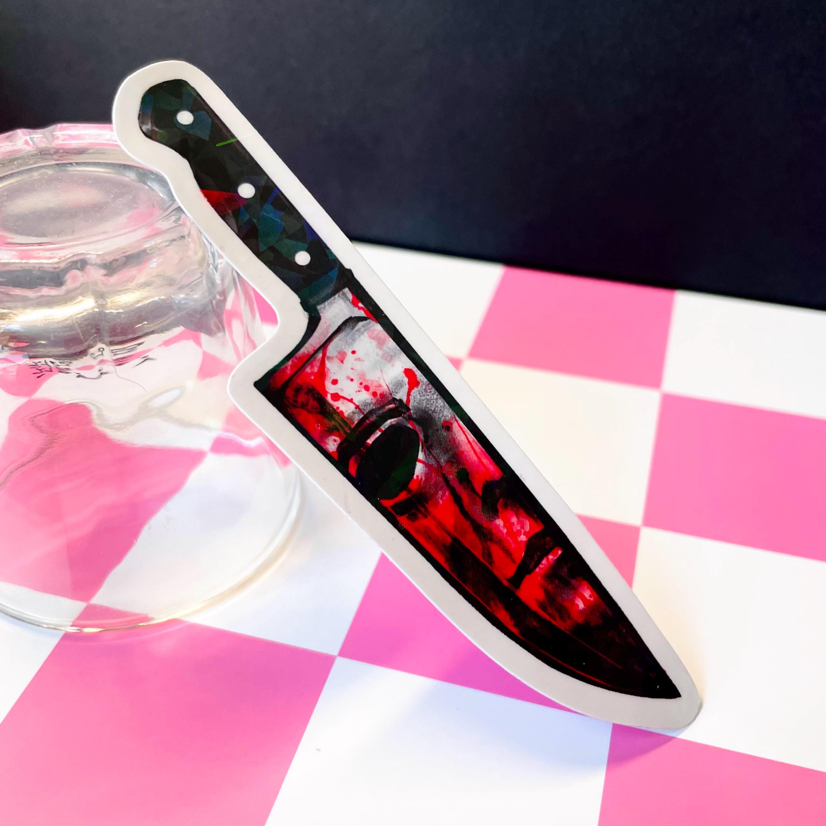 Michael Myers Knife Stickers! 3-inch Hand-made Holographic Stickers ...
