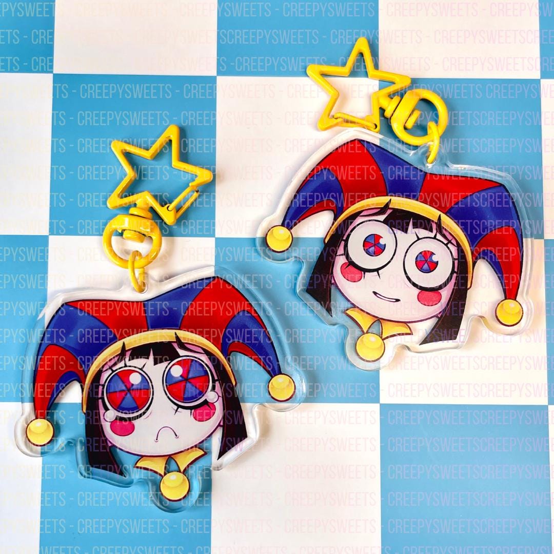 POMNI- the Amazing Digital Circus Acrylic Keychain: Double-sided 2.5 ...