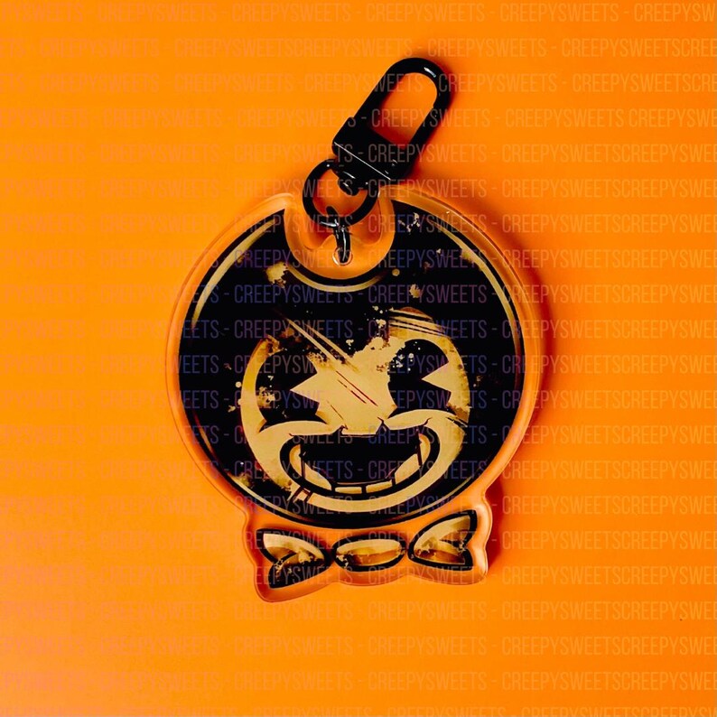Bendy--bendy and the Ink Machine Acrylic Charm Keychain: 2.5" BATIM ...