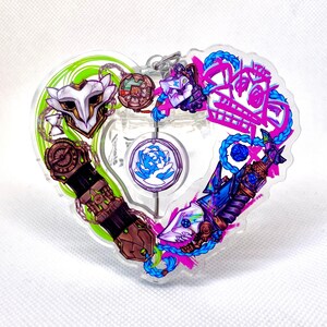 Jinx/ekko Spinning Keychain!! 3.5" Double-sided Acrylic Spinning Charm ...