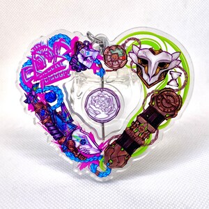 Jinx/ekko Spinning Keychain!! 3.5" Double-sided Acrylic Spinning Charm ...