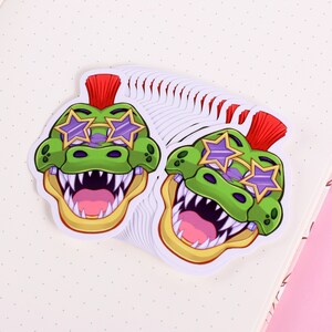 FNAF Security Breach 2.5" Vinyl Stickers Glamrock / Shattered Freddy ...