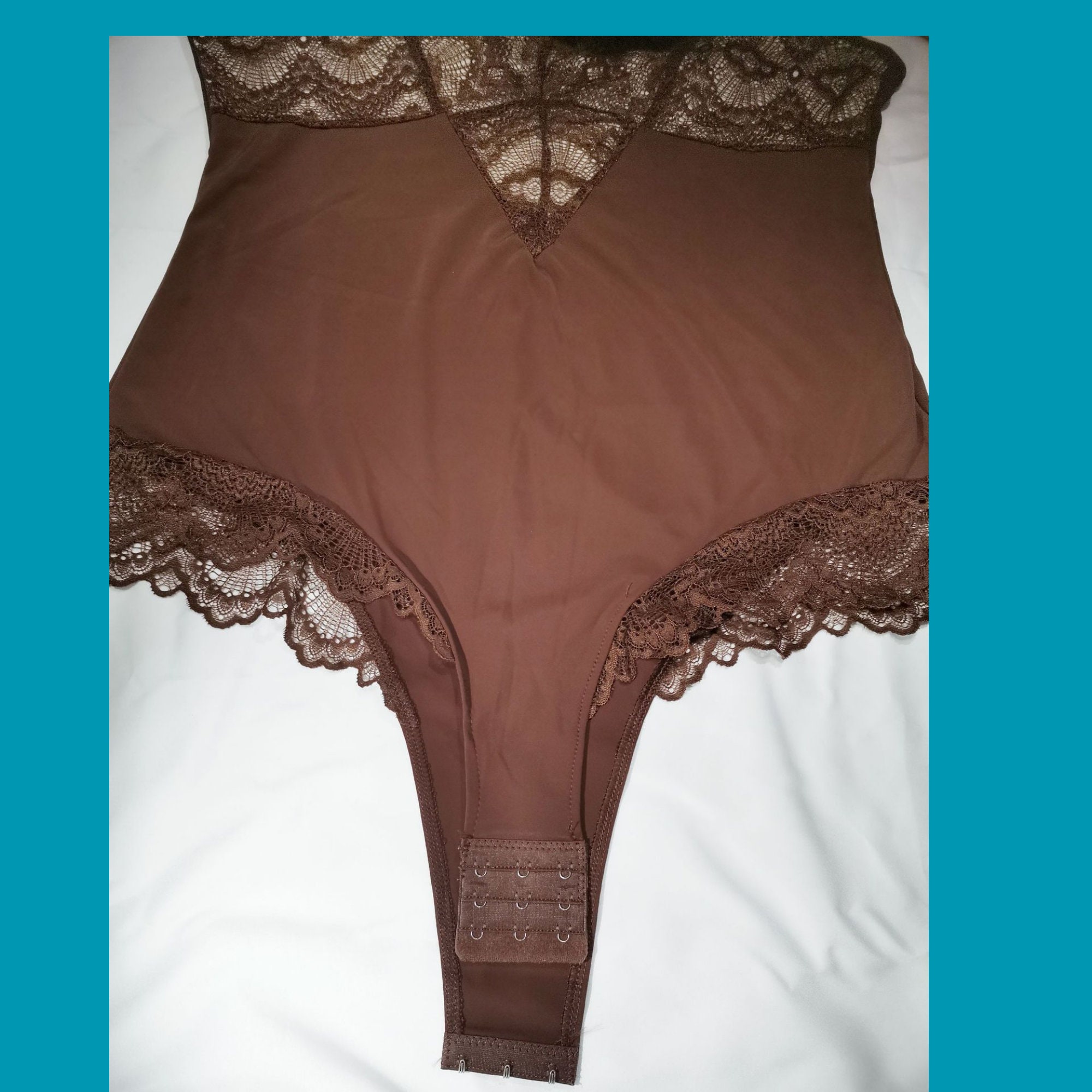 Shapewear Bodysuit Slimming, Tummy Control, Sculpting, Lace V-neck ...