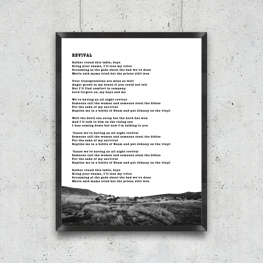 Zach Bryan Revival Digital Art Print - Etsy