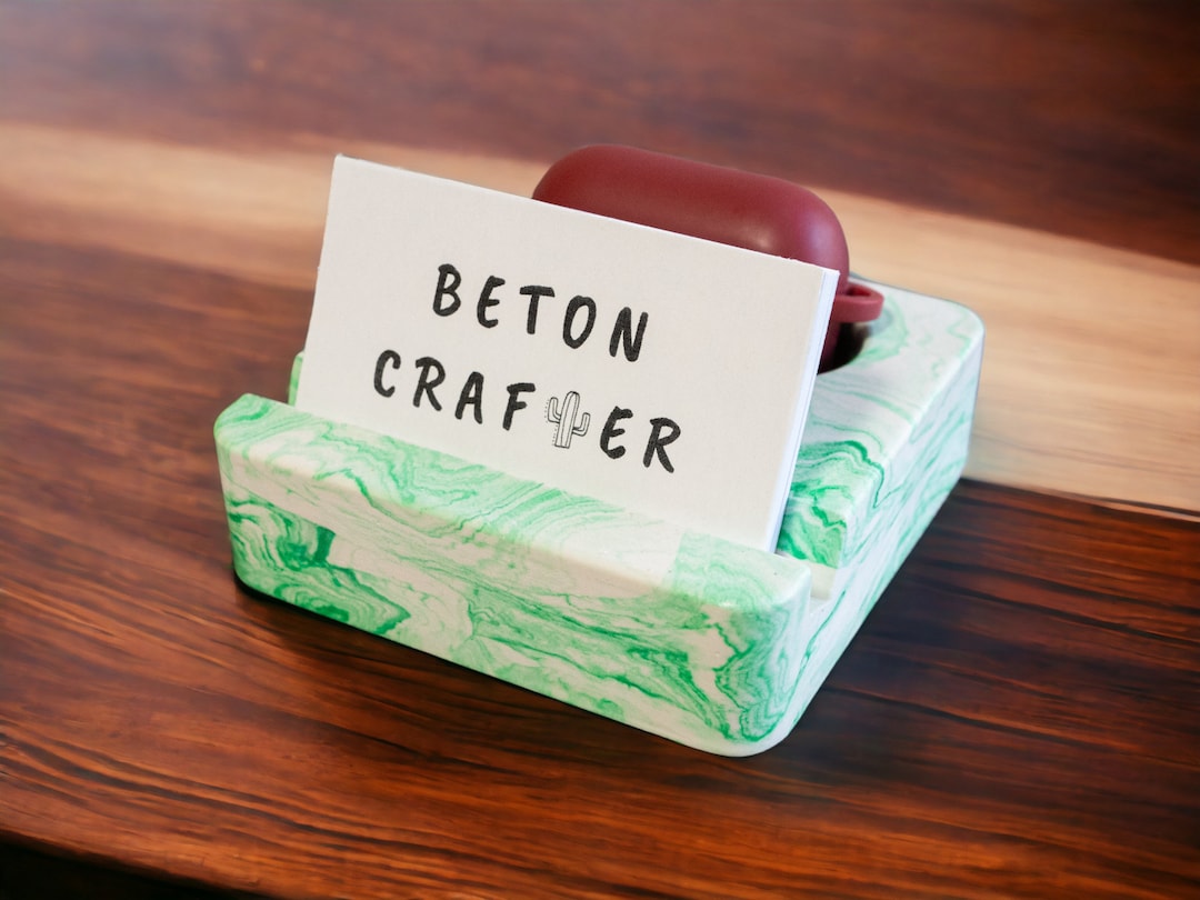 Business Card Holder, Phone Holder, Cell Phone Stand, Note Card Display ...