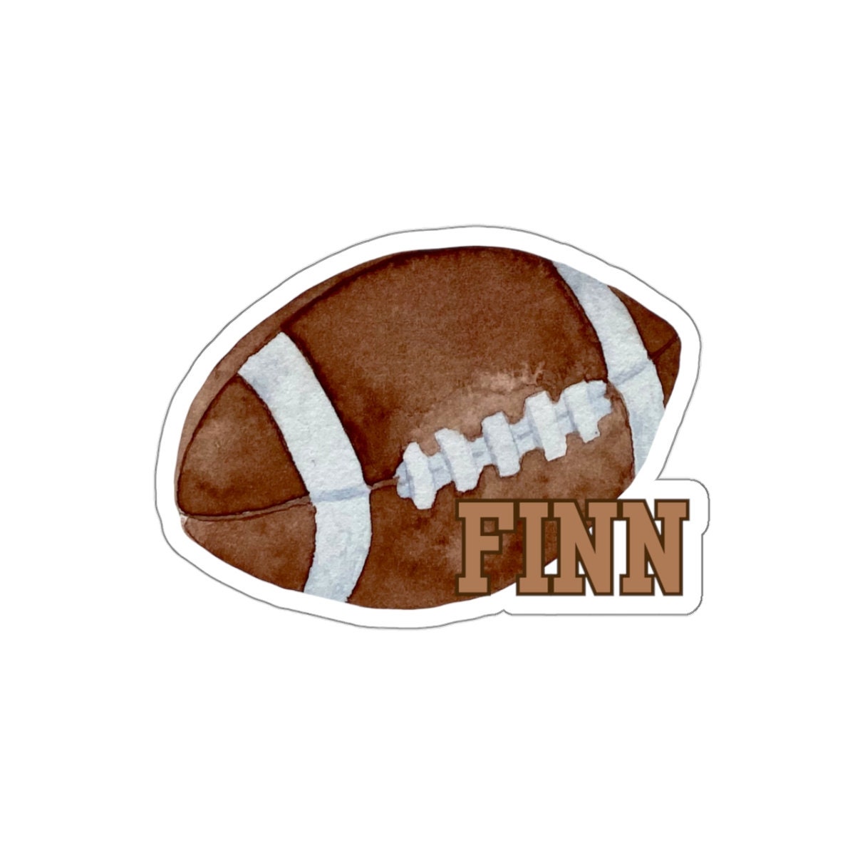 Football Customized Vinyl Sticker, Football Stanley Sticker, Football ...