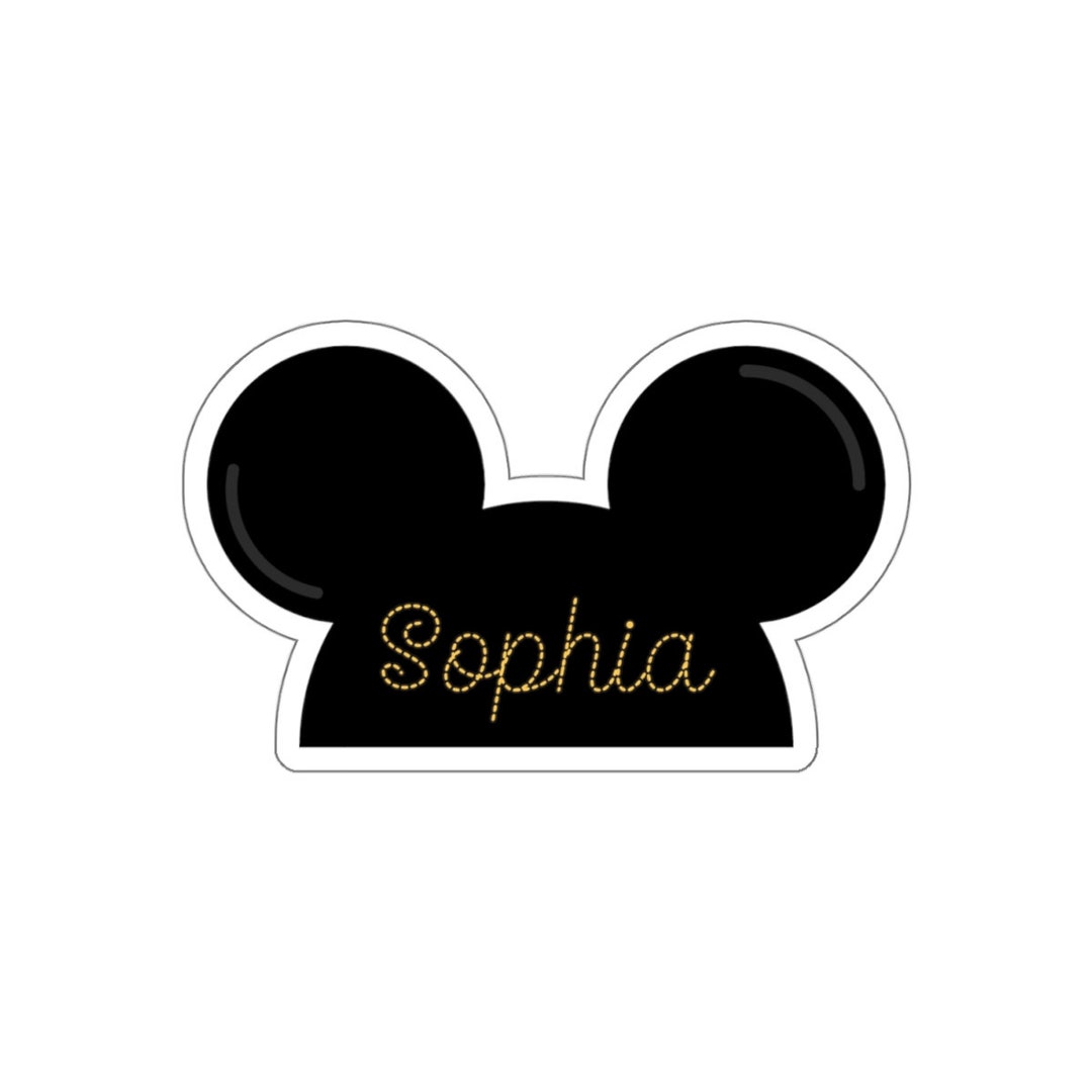 Classic Mouseketeer Embroidered Hat Custom Sticker Mickey - Etsy