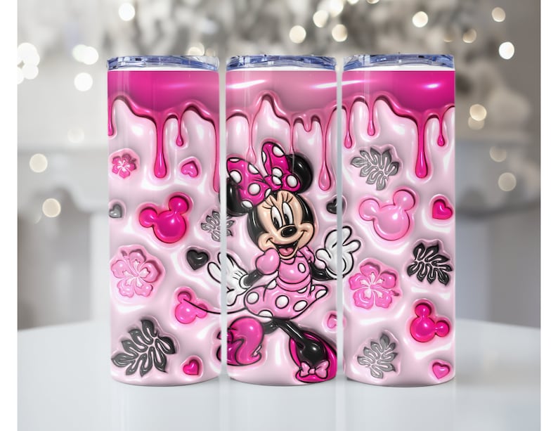 Minnie Mouse Tumbler - Etsy