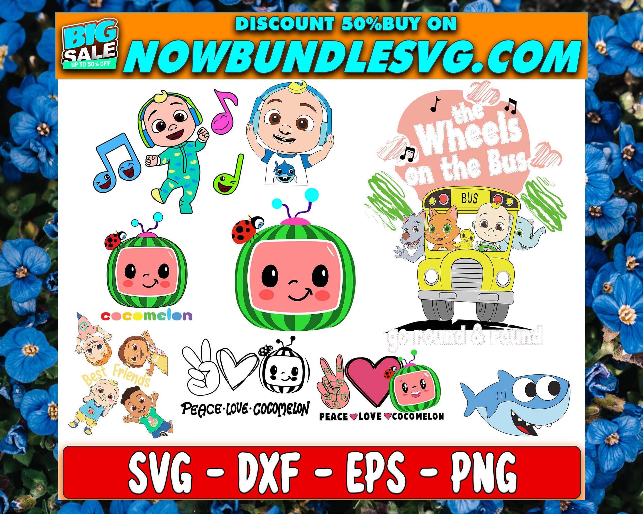 Cocomelon SVG Bundle 30 Files Cocomelon SVG for Cricut - Etsy