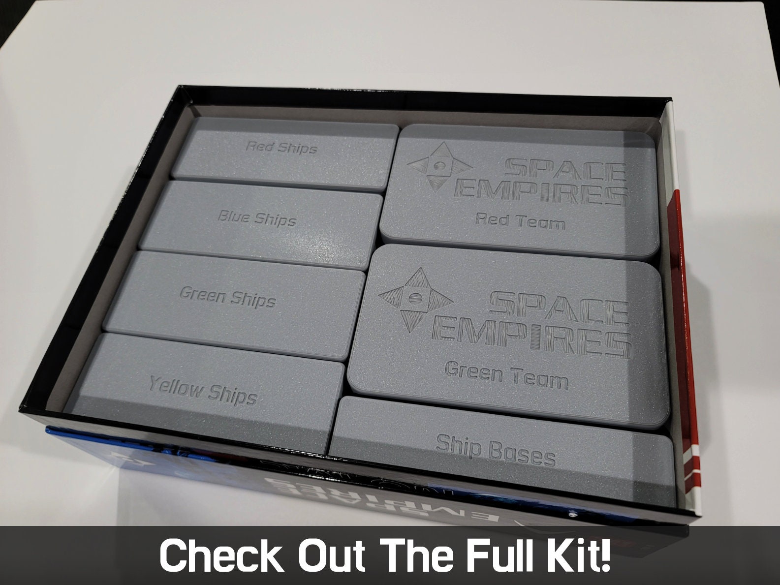 Tile Organizer Boxes W/ Magnetic Lids - Space Empires 4X - Etsy