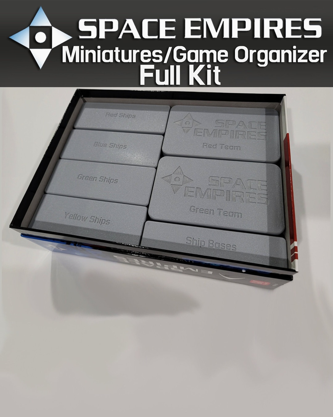 Tile Organizer Boxes / Ship Miniatures - Full Kit - Space Empires 4X - Etsy