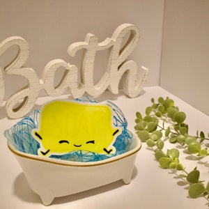 Bath Time Soap Sticker for Laptops, Phones, Water Bottles, Luggage ...