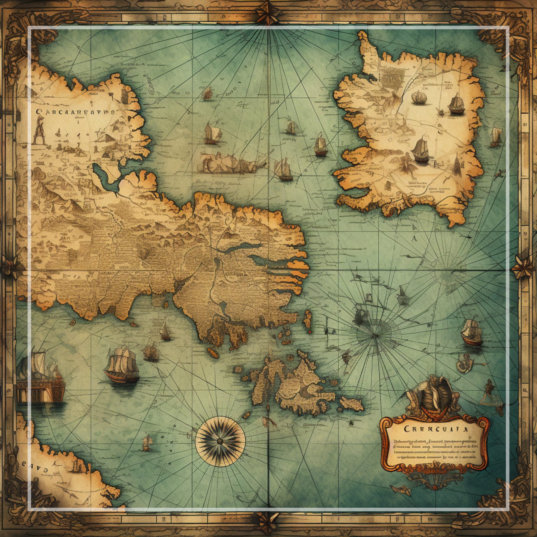 Digital Antique Maps Paper Collection - Vintage Cartography - World Map ...