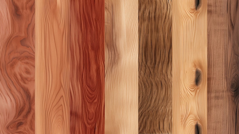 Seamless Wood Textures Digital Paper, Printable Rustic Wood Digital ...