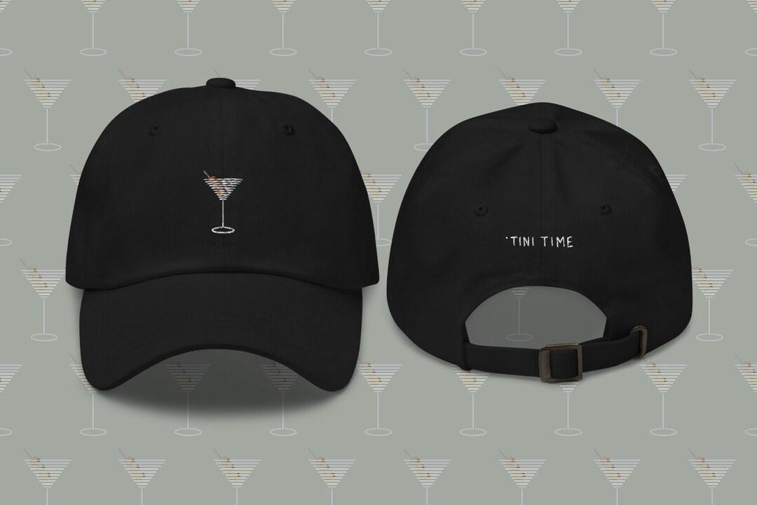 Tini Time Dirty Martini Embroidered Unisex Hat - Etsy